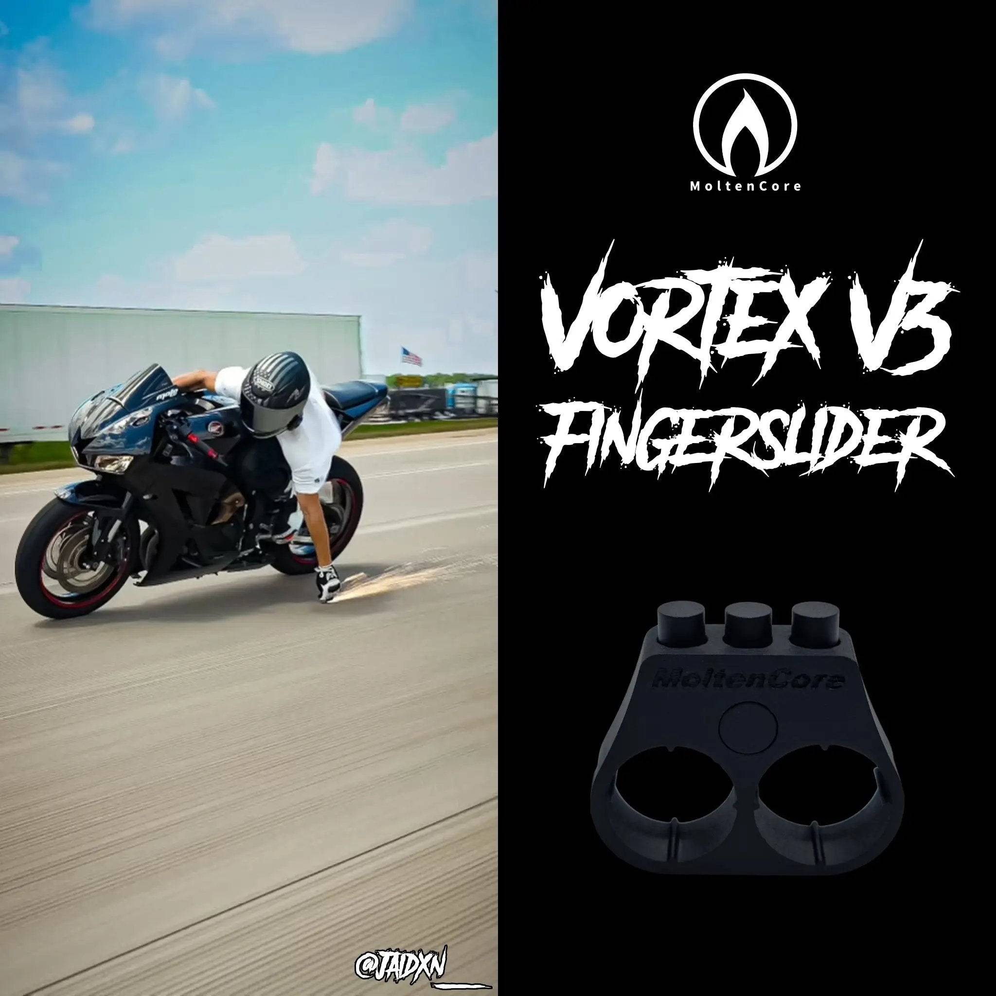 Vortex V3 Finger Sliders - Ignite the Streets with Sparks