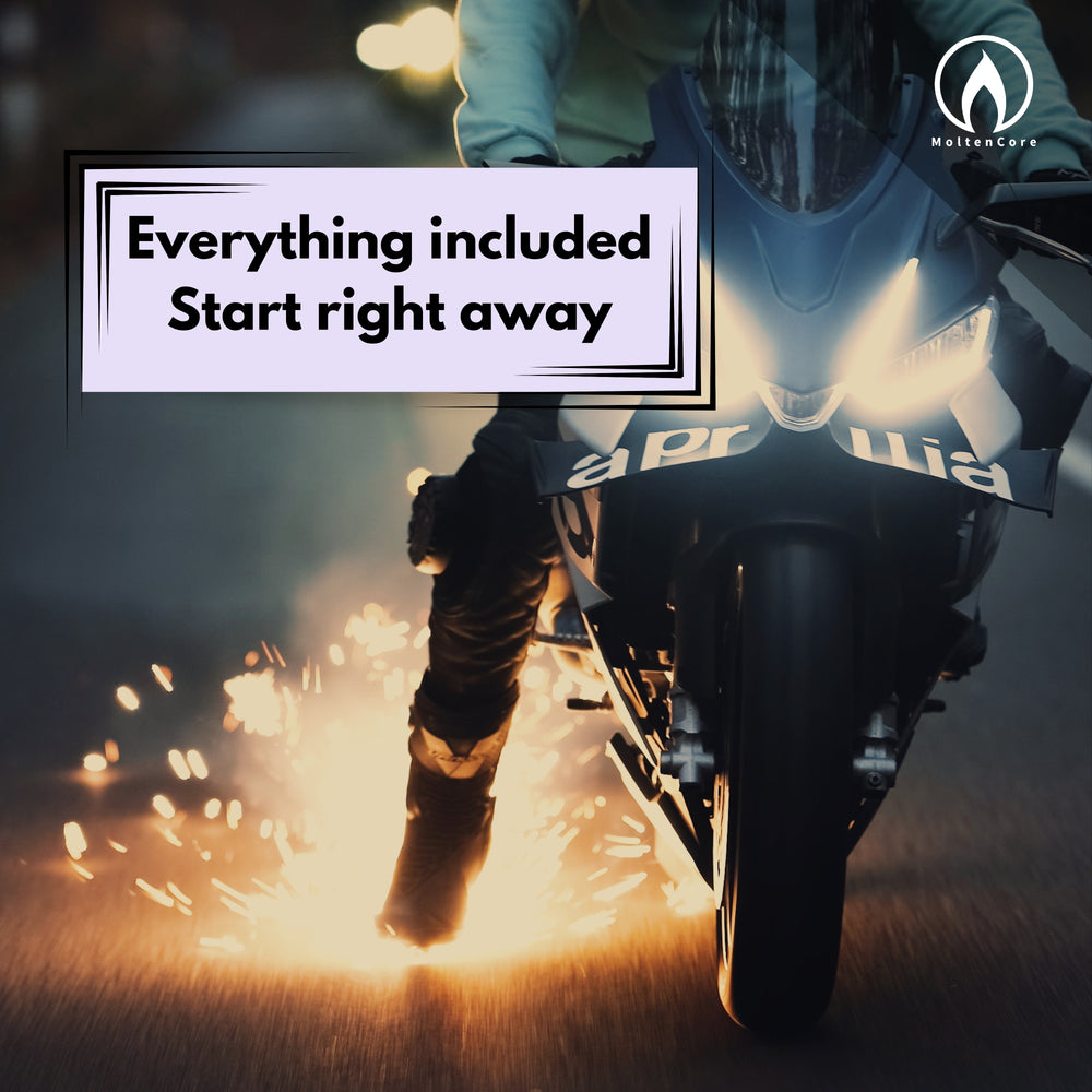 CoreV5 Obsidian Foot Sliders - Intense Sparks and Durability